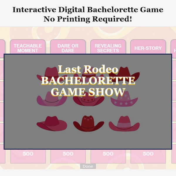 Last Rodeo Bachelorette - Etsy