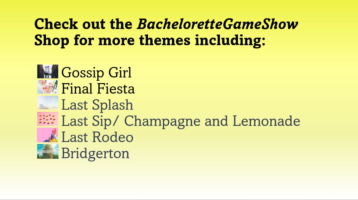 Gossip Girl Bachelorette Party Game! Bachelorette Gameshow - Etsy