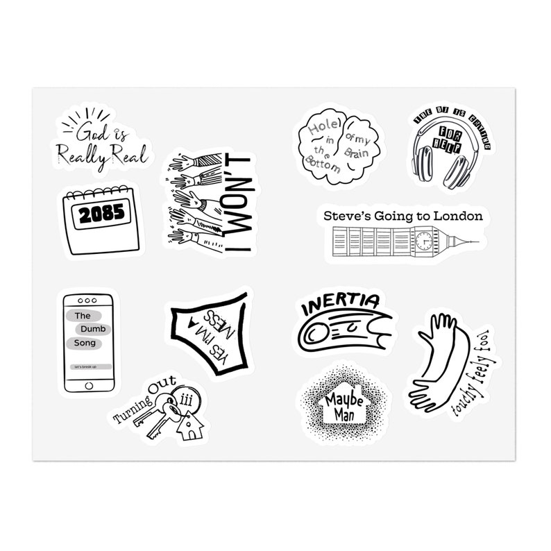 AJR the Maybe Man Tour | Song Sticker Sheets | AJR Stickers - Etsy