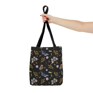 Cottagecore Tote Bag Butterfly Moth Beetle Mushroom Reusable Shopping ...