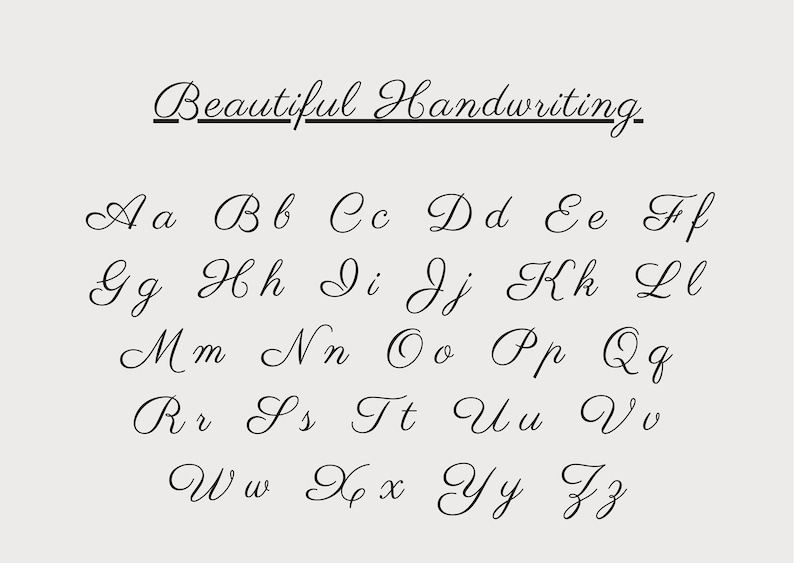 Cursive Alphabet | Cursive Writing Alphabet | Cursive Alphabet Practice ...
