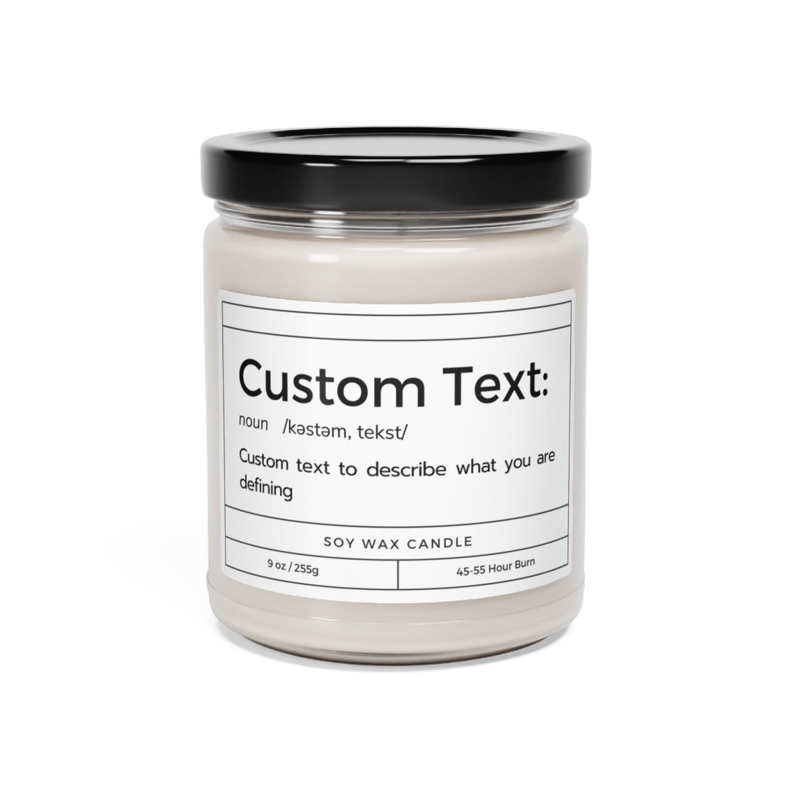 Customizable Definition Candle, Funny Personalized Candle for Friend ...