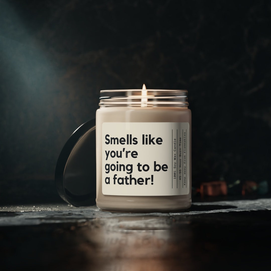 Soon to Be Father Candle, Scented Soy Candle, Father's Day Gift ...