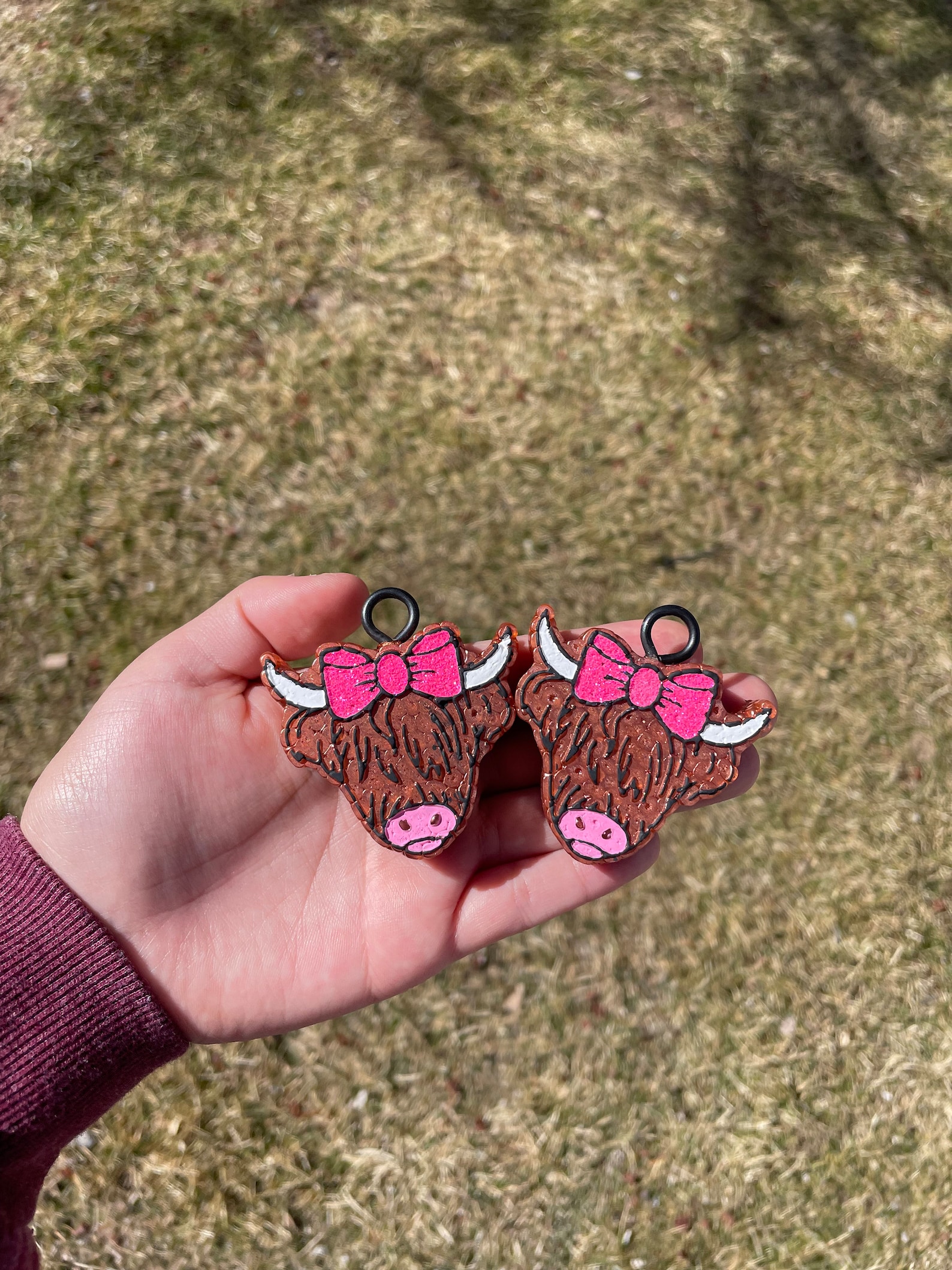 Highland Cow Vent Clip Set - Etsy