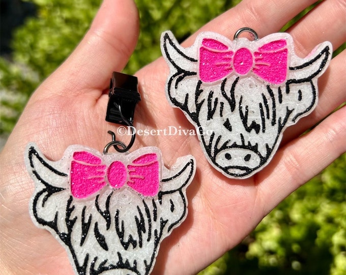 Highland Cow Vent Clip Set - Etsy