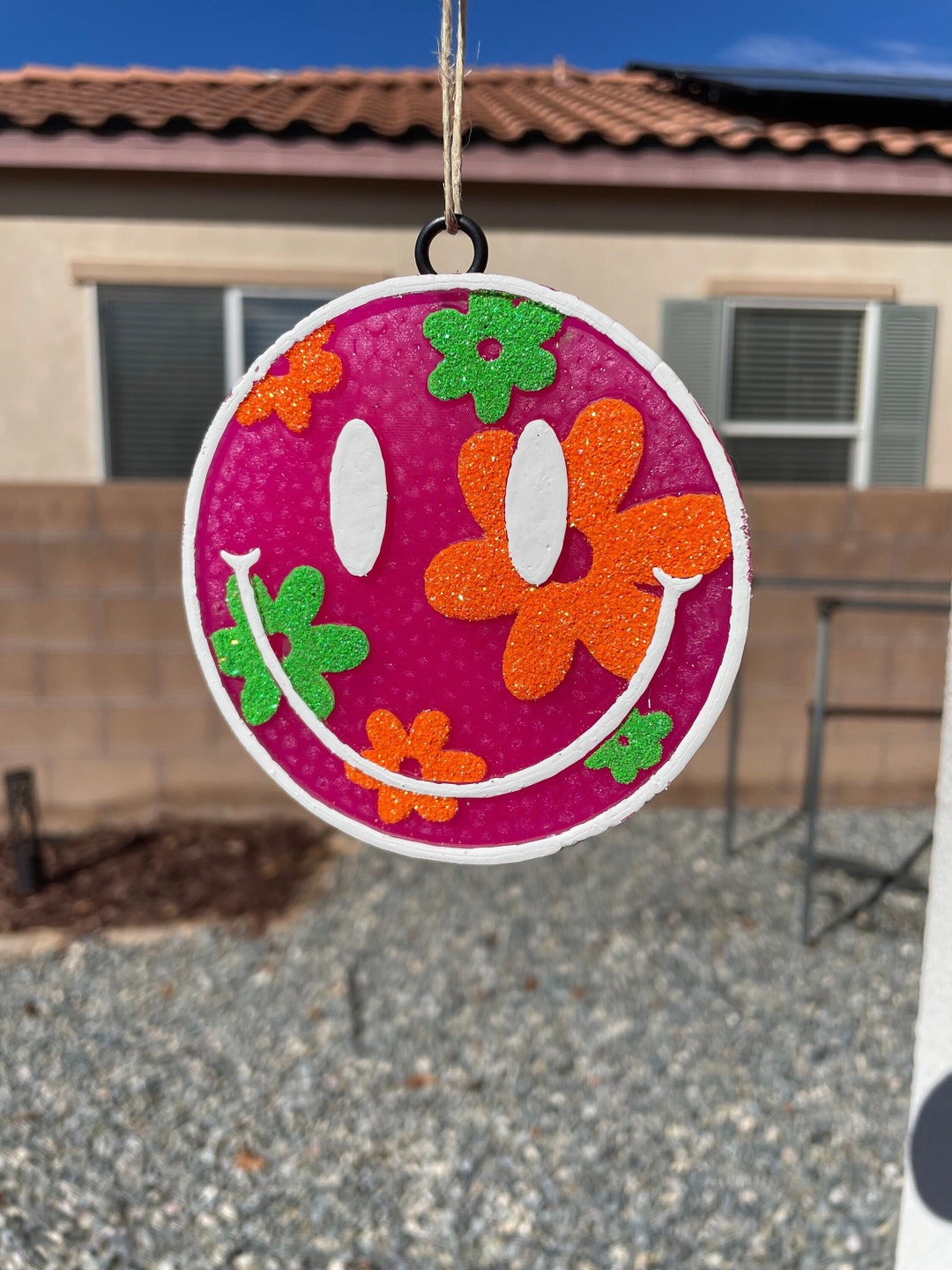 Flower Smiley Face Freshie - Etsy