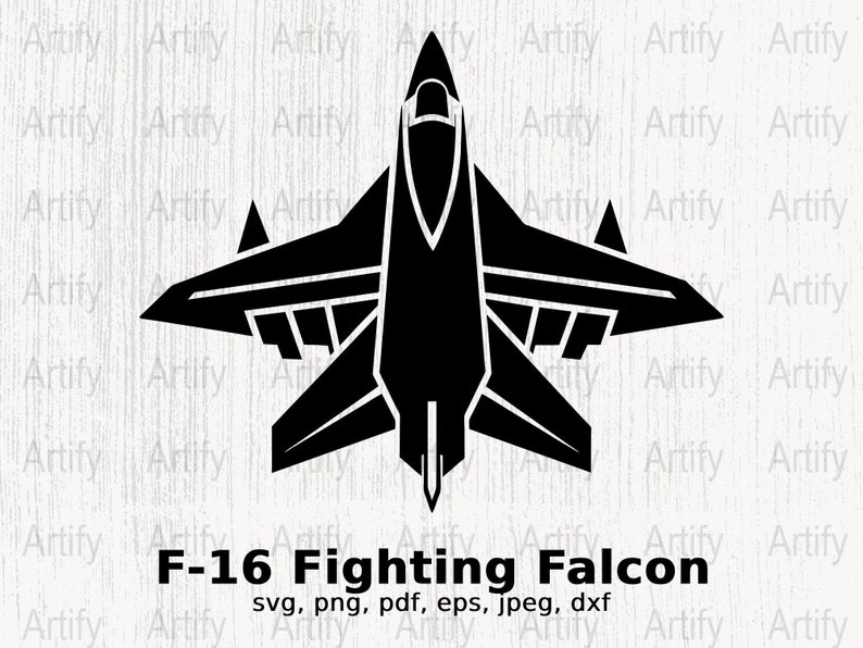 F-16 Fighting Falcon SVG, F-16 Fighting Falcon Vector Cutting Files for ...