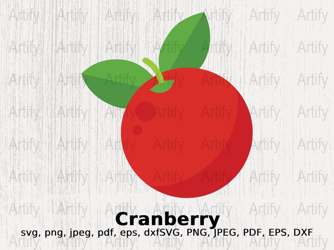 Cranberry Svg, Cranberry Vector Cutting Files for Silhouette Cameo ...