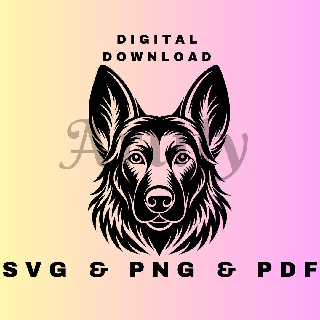 German Shepherd SVG, Cutting Files for Silhouette Cameo, Scanncut ...