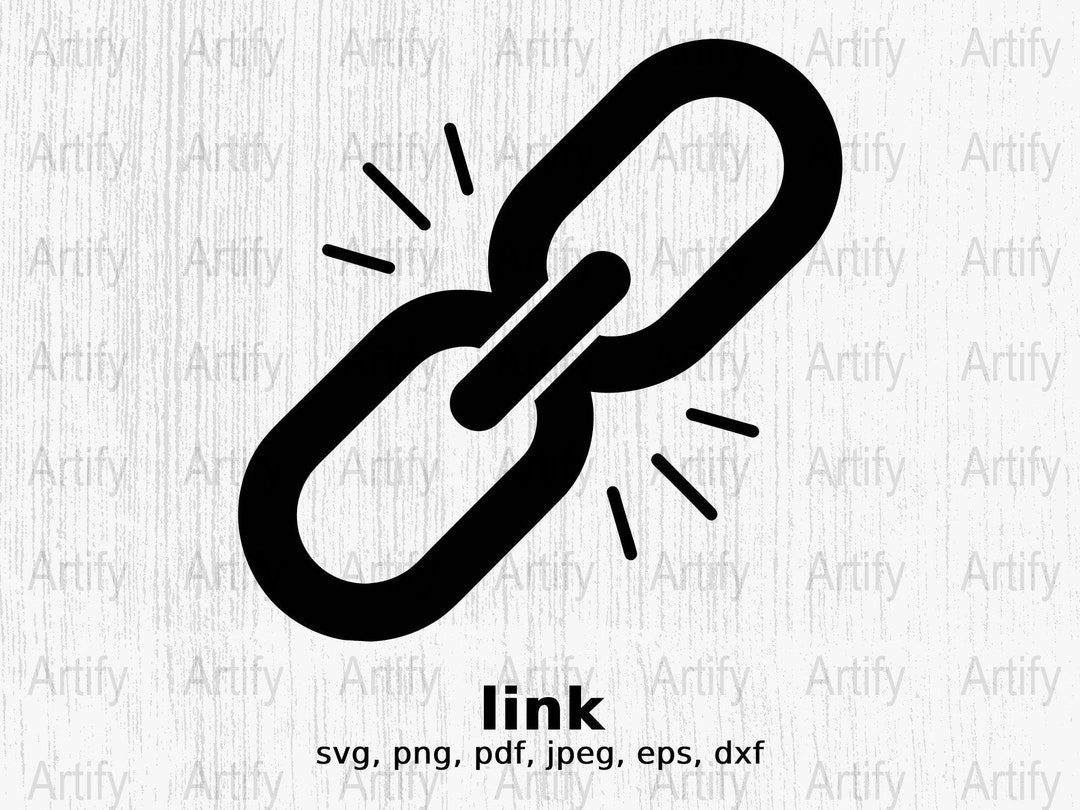 Link SVG, Link Vector Cutting Files for Silhouette Cameo, Scanncut, for ...
