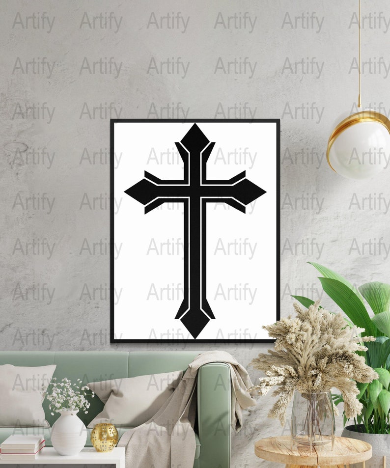 Cross Sign SVG, Cross Sign Vector Cutting Files for Silhouette Cameo ...