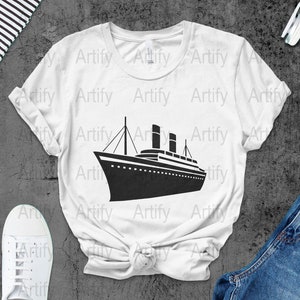 Titanic SVG, Titanic Vector Cutting Files for Silhouette Cameo ...