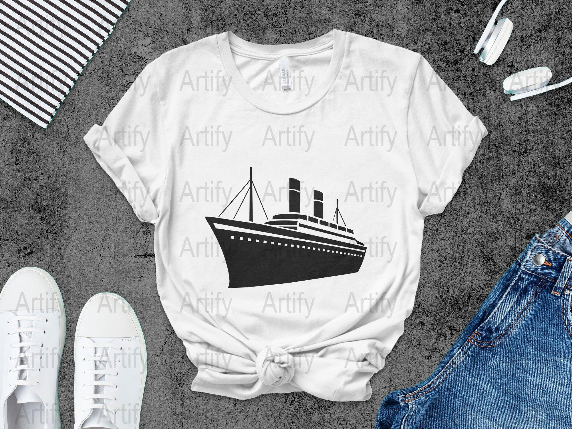 Titanic SVG, Titanic Vector Cutting Files for Silhouette Cameo ...