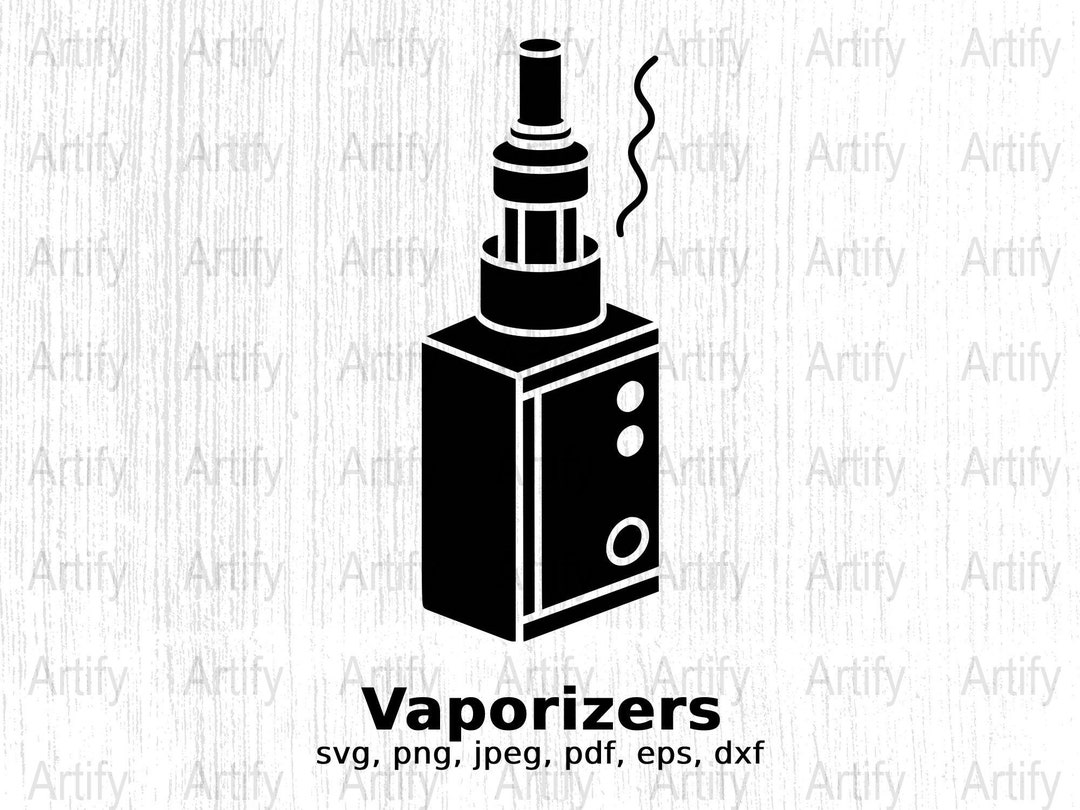 Vaporizer SVG, Vaporizer Vector Cutting Files for Silhouette Cameo ...