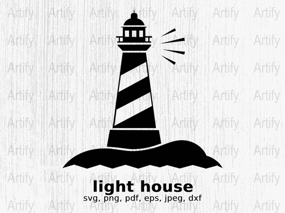 Lighthouse SVG, Lighthouse Vector Cutting Files for Silhouette Cameo ...