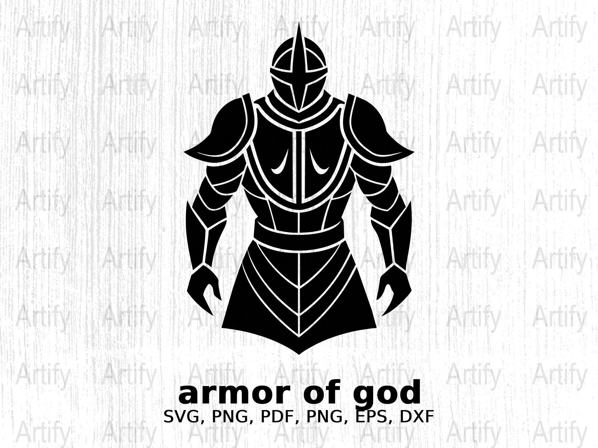 Armor of God SVG, Armor of God Vector Cutting Files for Silhouette ...