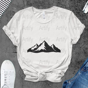 Swiss Alps SVG, Swiss Alps Vector Cutting Files for Silhouette Cameo ...