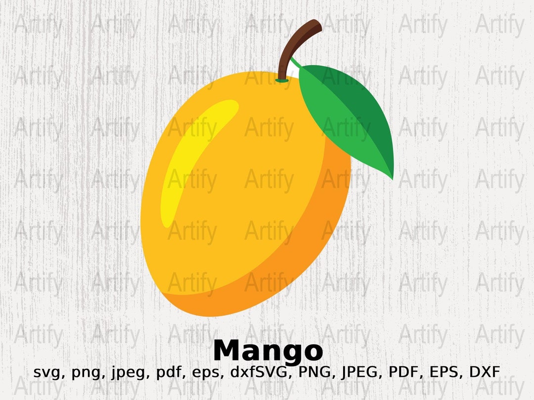 Mango Svg, Mango Vector Cutting Files for Silhouette Cameo, Scanncut ...