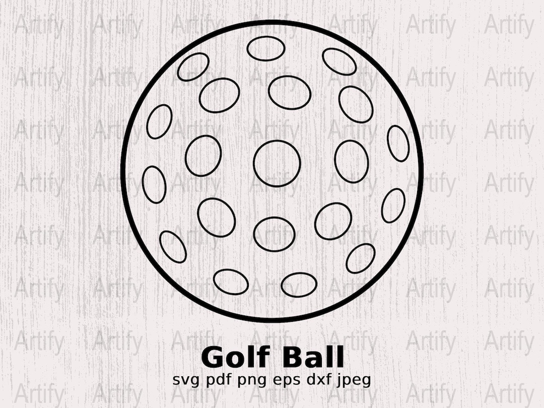 Golf Ball SVG PNG Image for Download High-quality Sports Illustration ...