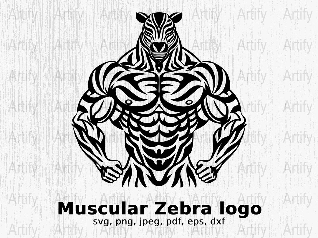 Logotipo de Muscular Zebra SVG, logotipo de Muscular Zebra Archivos de ...