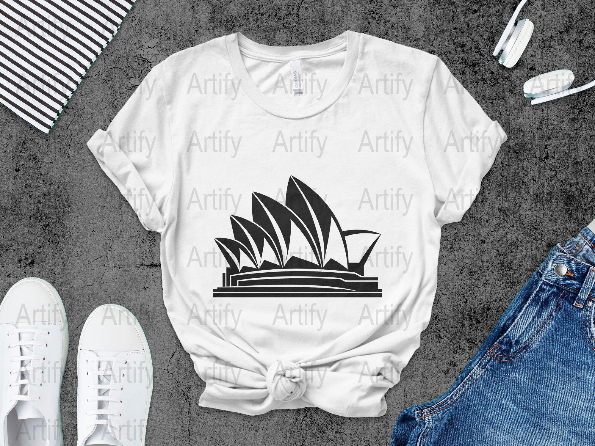 Sydney Opera House SVG, Sydney Opera House Vector Cutting Files for ...