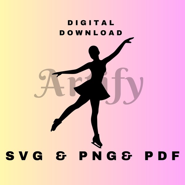 Figure Skating Svg - Etsy