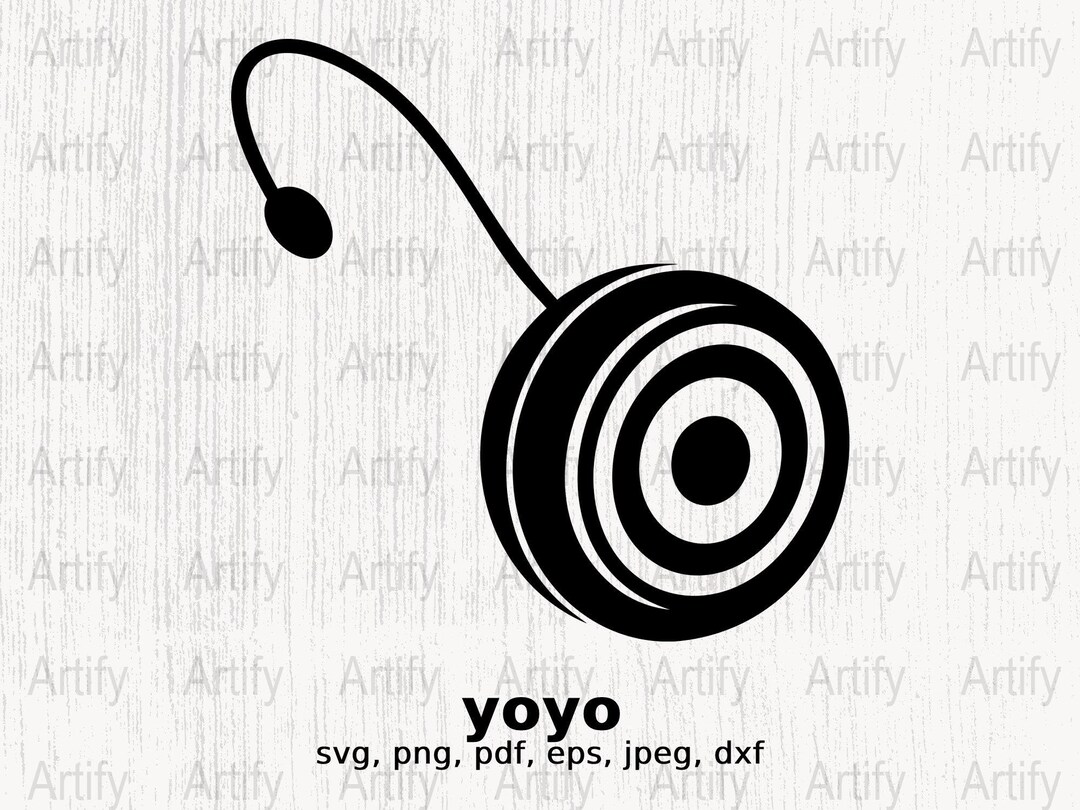 Yoyo SVG, Yoyo Vector Cutting Files for Silhouette Cameo, Scanncut, for ...