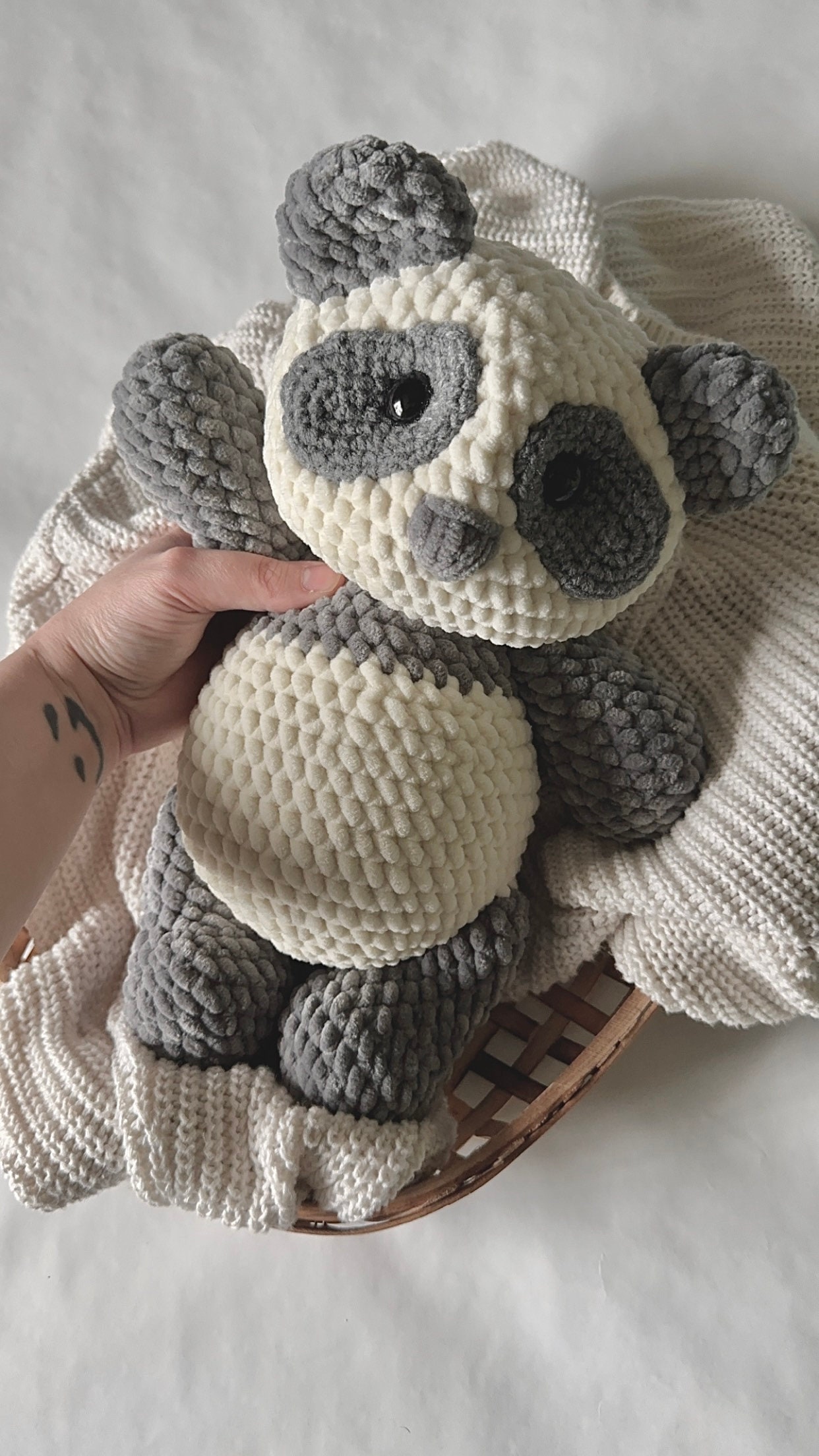 PARKER PANDA Crochet Pattern PDF Digital Pattern, Panda Bear Pattern ...