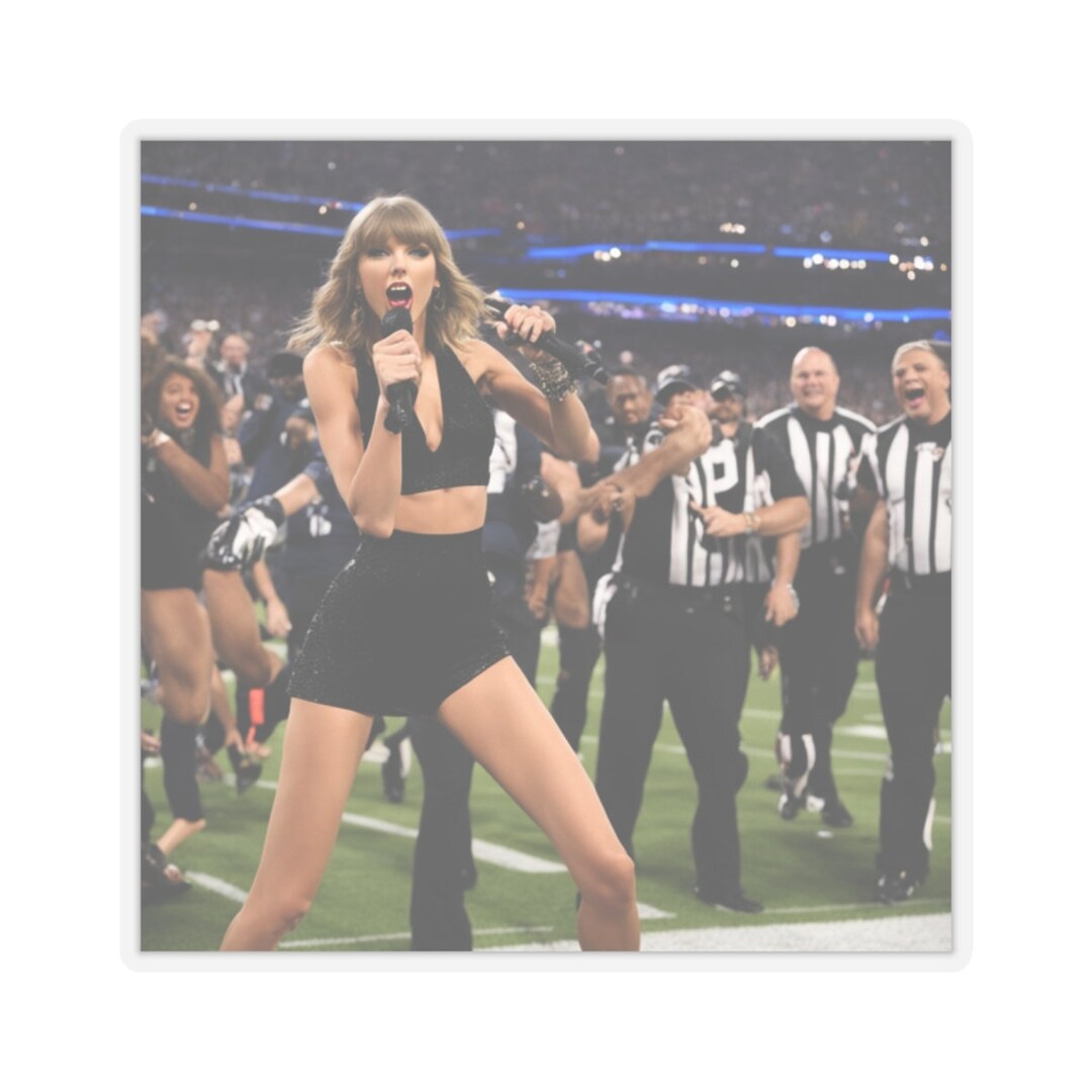 Taylor Swift Super Bowl Sticker - Etsy