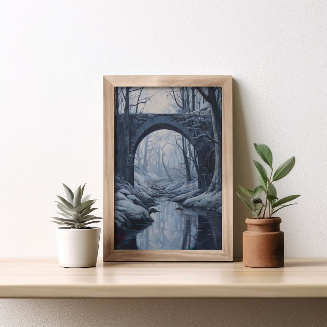 Landscape Poster Printable at Home, DIY Art, Digital Print, Digital Art ...