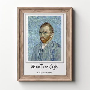 Vincent Van Gogh Digital Download Posters Set, Self Portrait & Self ...