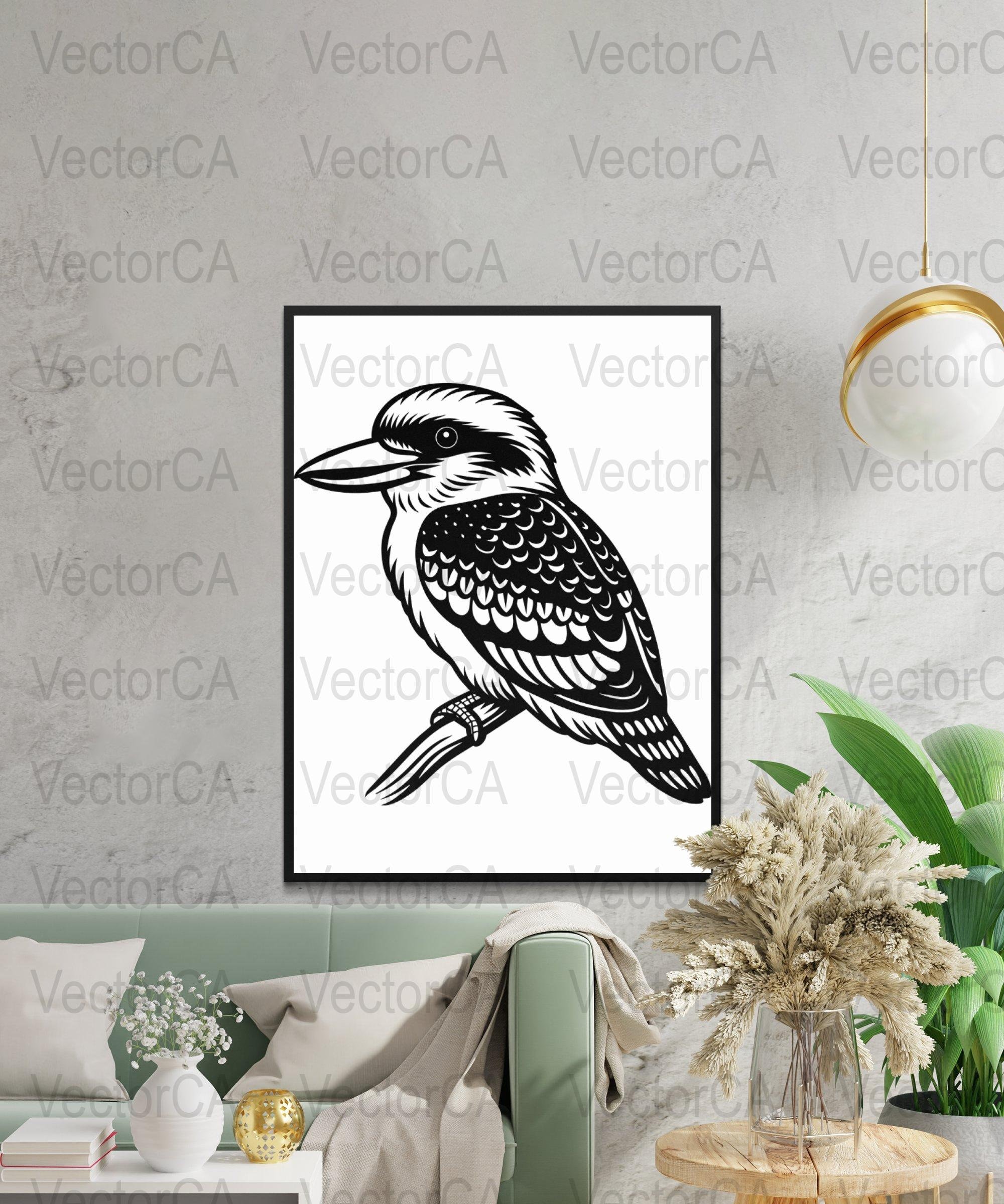 Kookaburra SVG Digital Download, Cricut Compatible Cut File, Instant ...