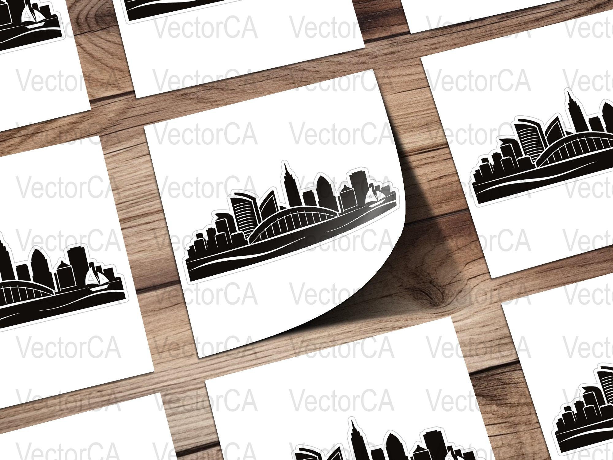 Sydney Australia Skyline Digital SVG Image, Printable Wall Art, Home ...