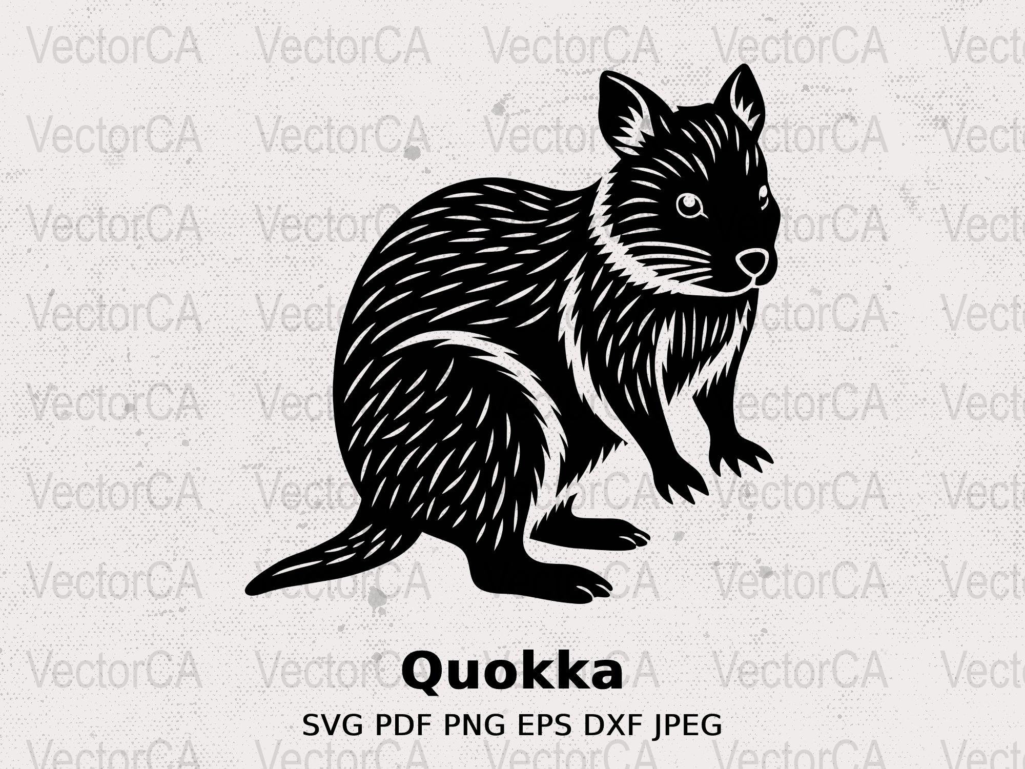 Quokka SVG, Cricut, Scanncut, Instant Digital Download, Vector Cutting ...