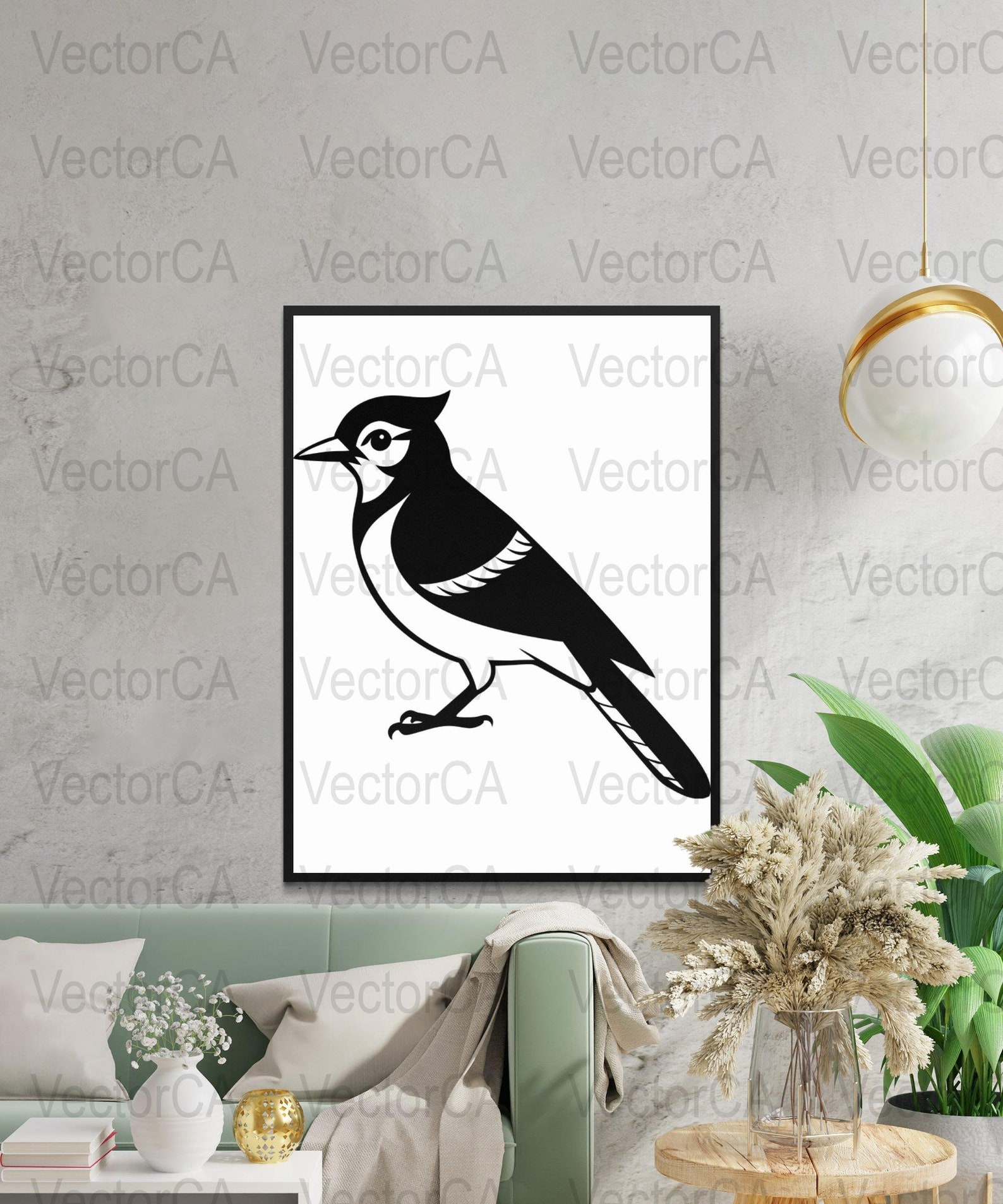 Blue Jay SVG Digital Image PNG, Bird Clipart, Bird Digital Download ...