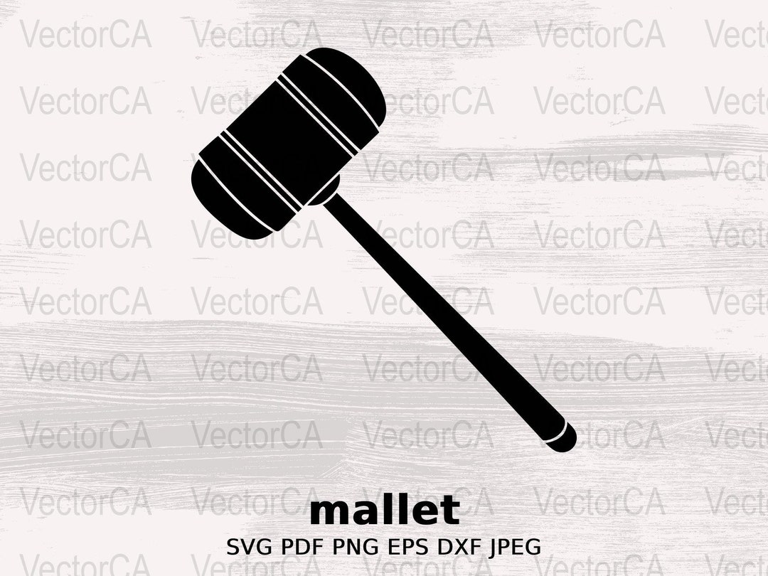 Mallet SVG Image for Digital Download, Perfect Crafting Tool Design ...