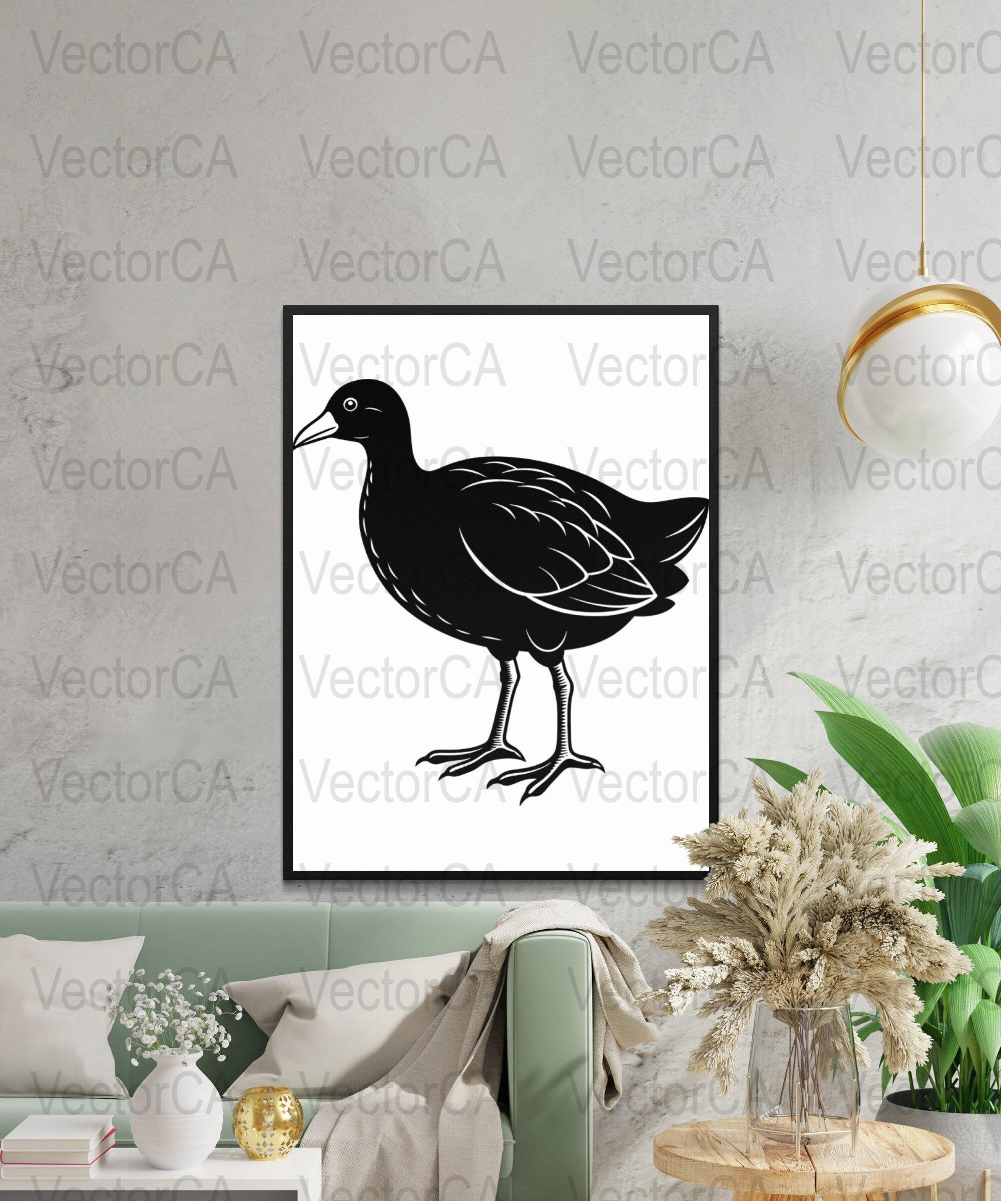 Pukeko Bird SVG Vector File, Cricut Compatible, Digital Instant ...