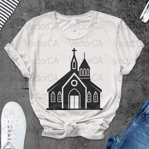 Digital Church SVG, Religious Icon, Faith Inspired Christian Graphic ...