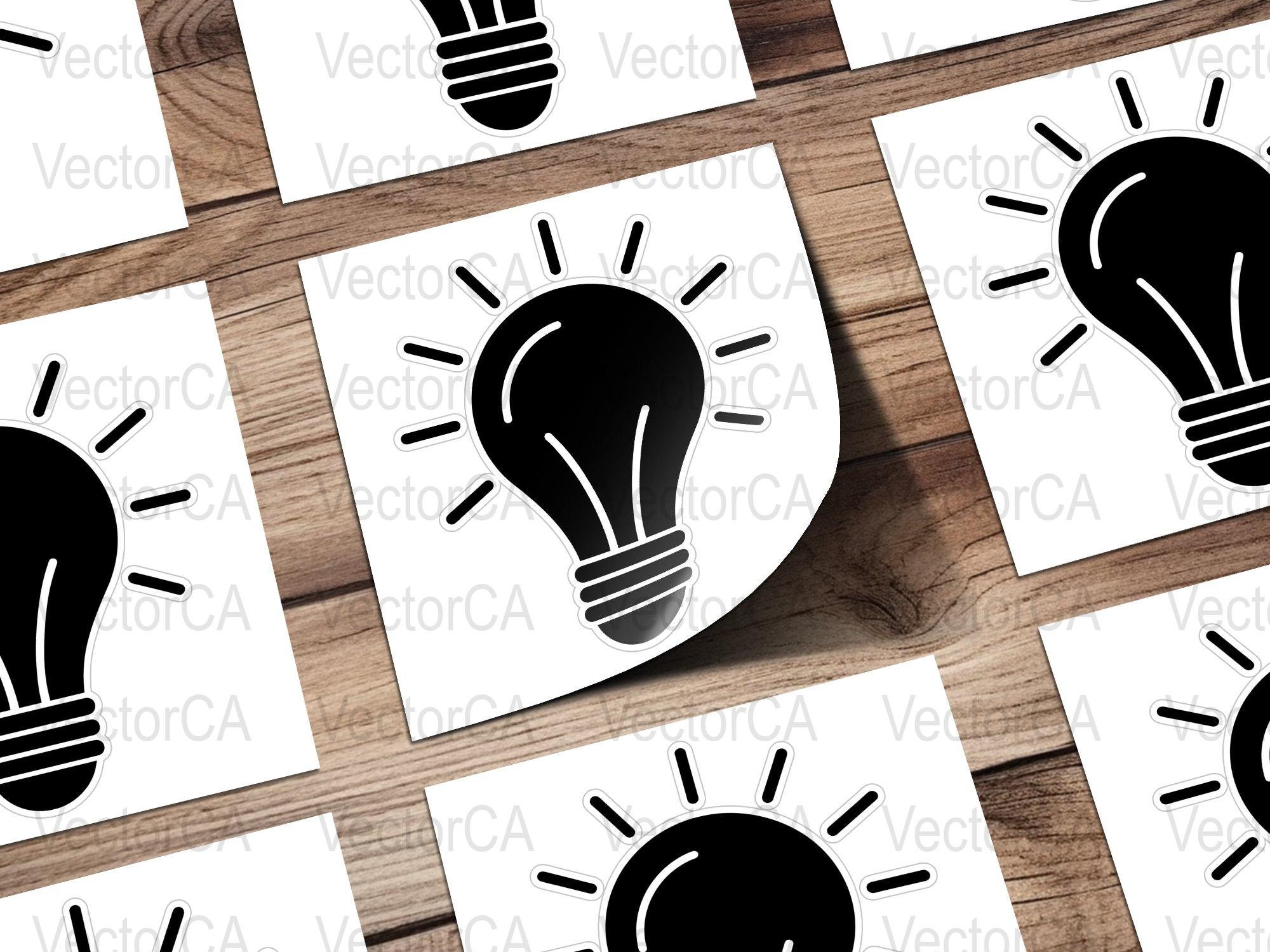 Bulb SVG, Bulb PNG, Bulb Digital Image for Cricut instant Download ...