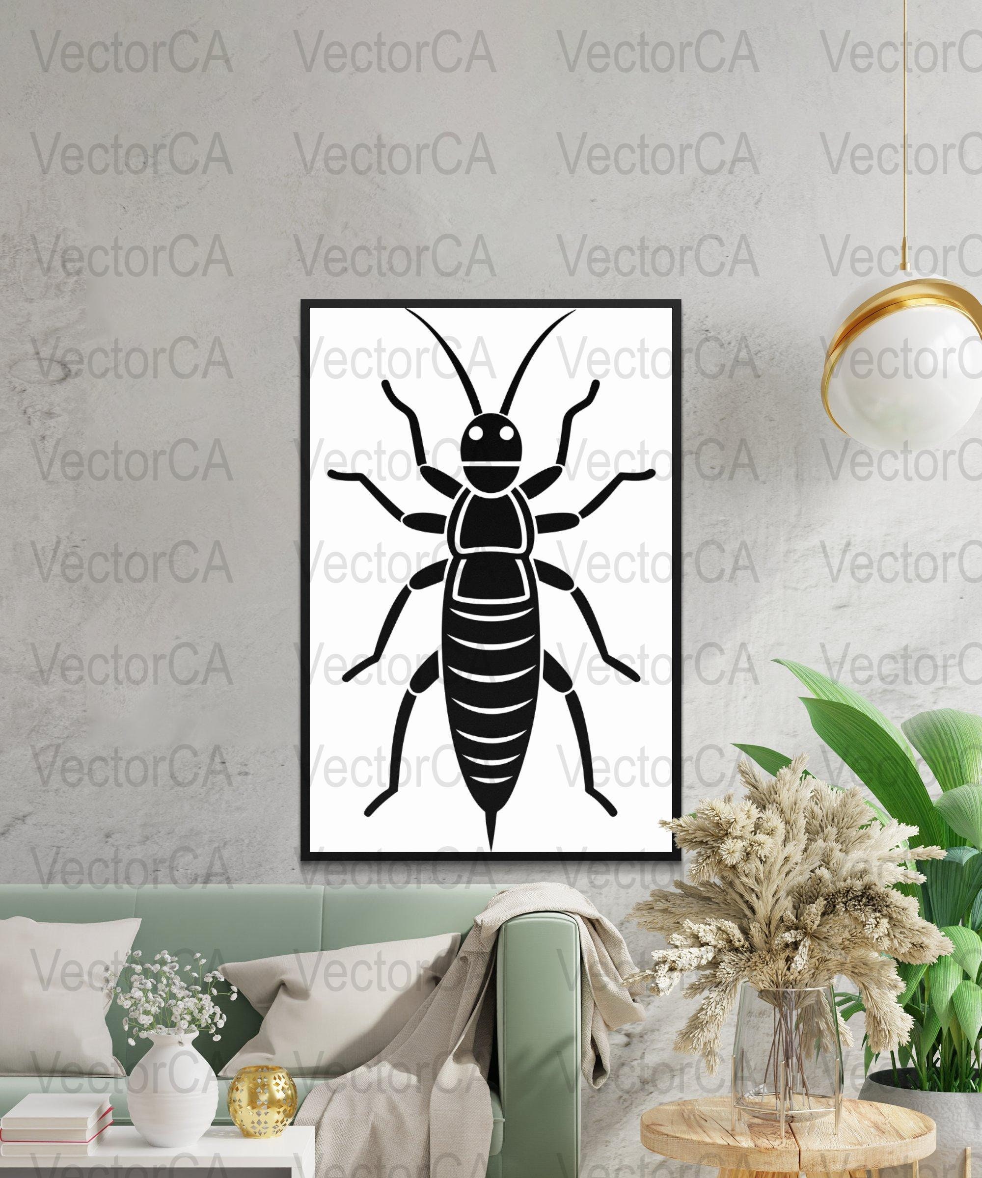 Digital Earwigs SVG, Scanncut, Cricut Compatible Image for DIY Crafting ...