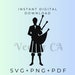 Scottish Bagpiper SVG: Celtic Craft Design (digital Vector Files) - Etsy