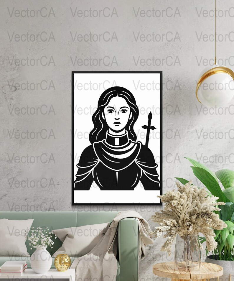 Joan of Arc SVG, Digital Download, Historical Clip Art, French Heroine ...