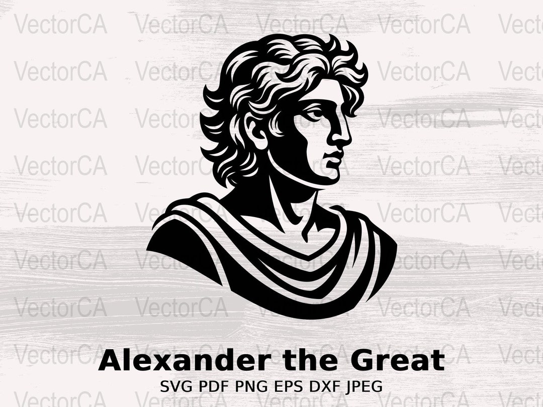 Alexander the Great SVG, Digital Download, Printable Art, Historical ...