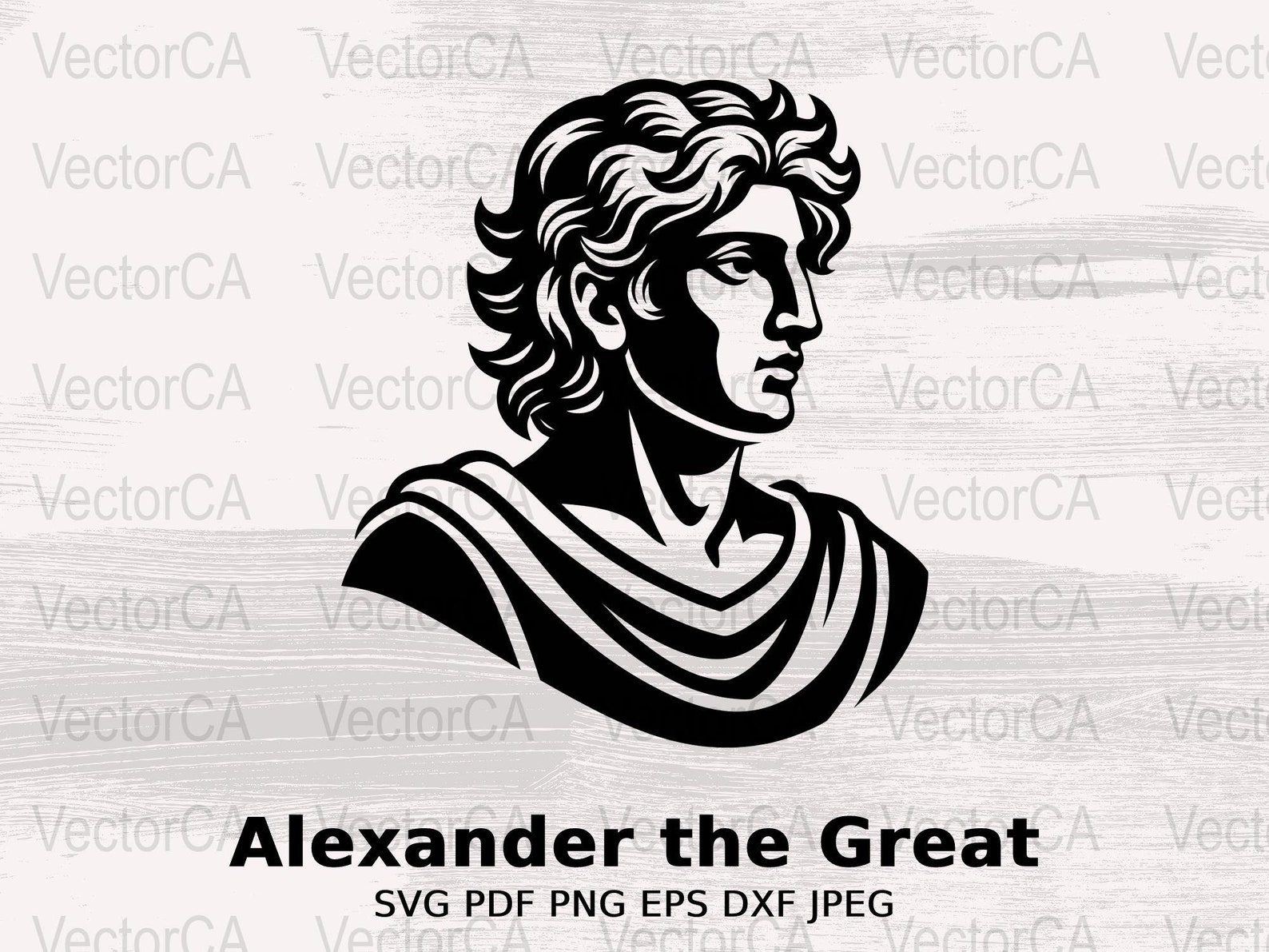 Alexander the Great SVG, Digital Download, Printable Art, Historical ...