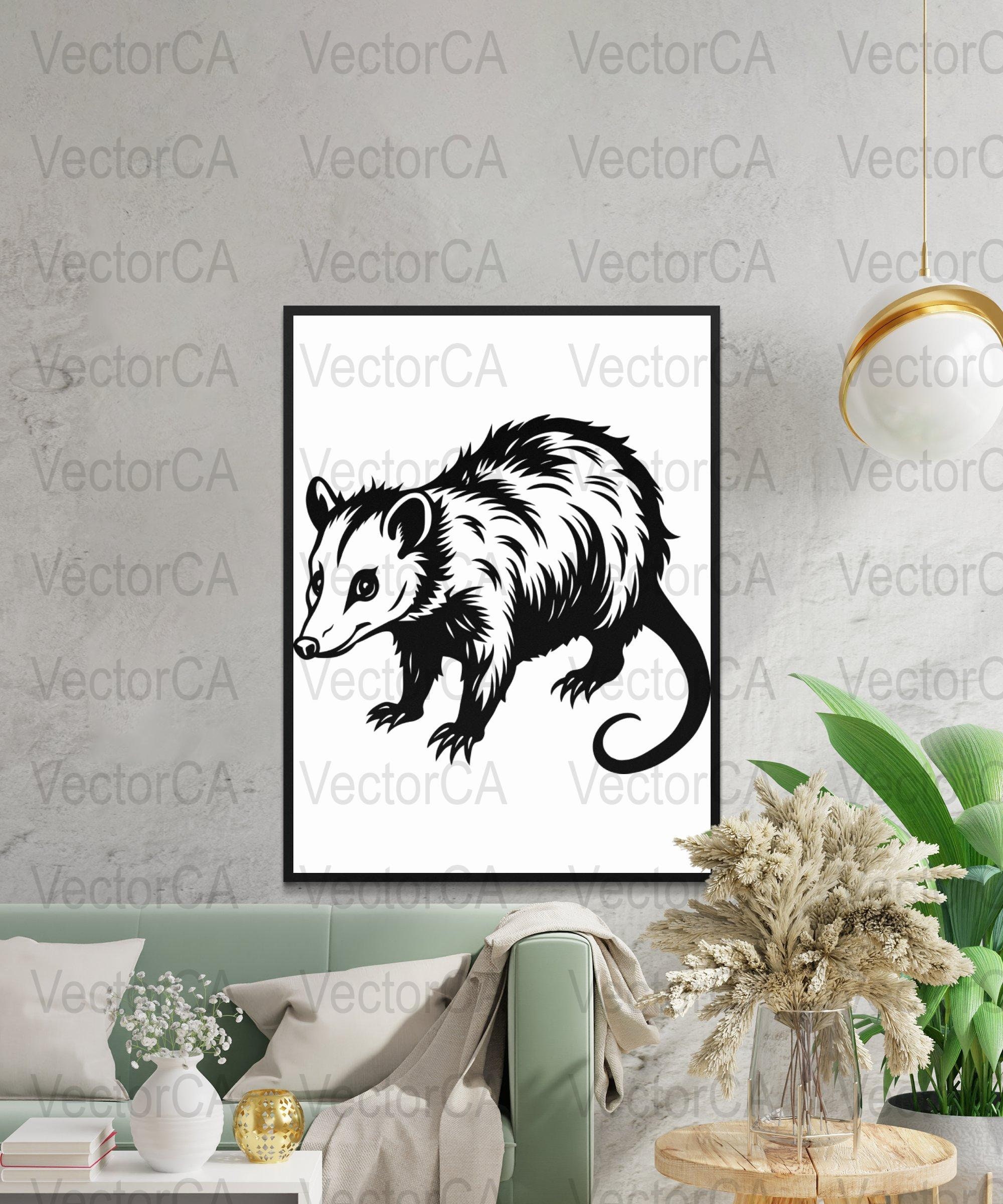Possum SVG Digital Download, Cricut File, Silhouette Image, Instant ...