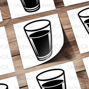 Shot Glass SVG: Printable Barware Clipart (digital Download) - Etsy