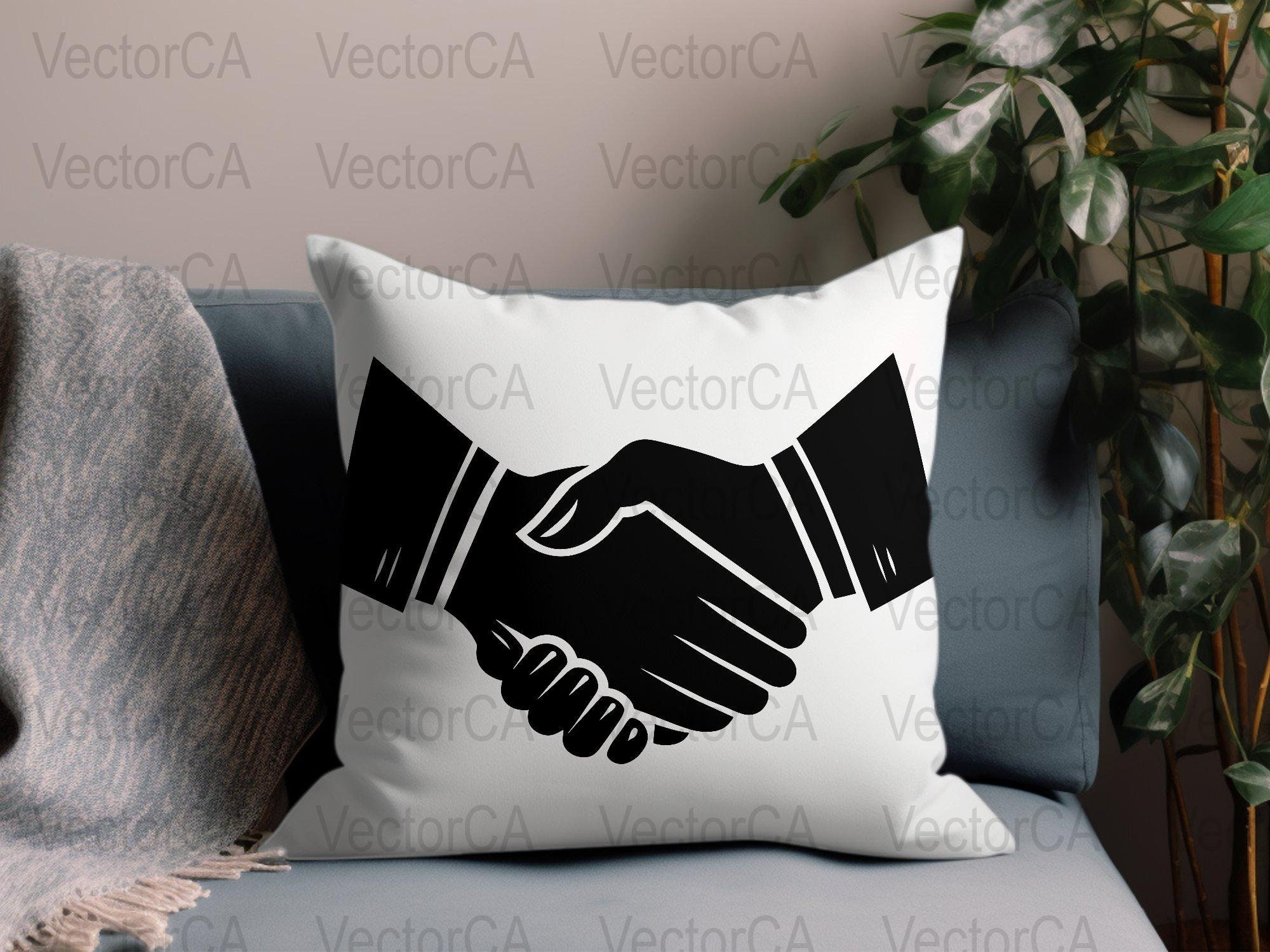 Handshake Svg Clipart, High Resolution Digital PNG Image, Instant ...