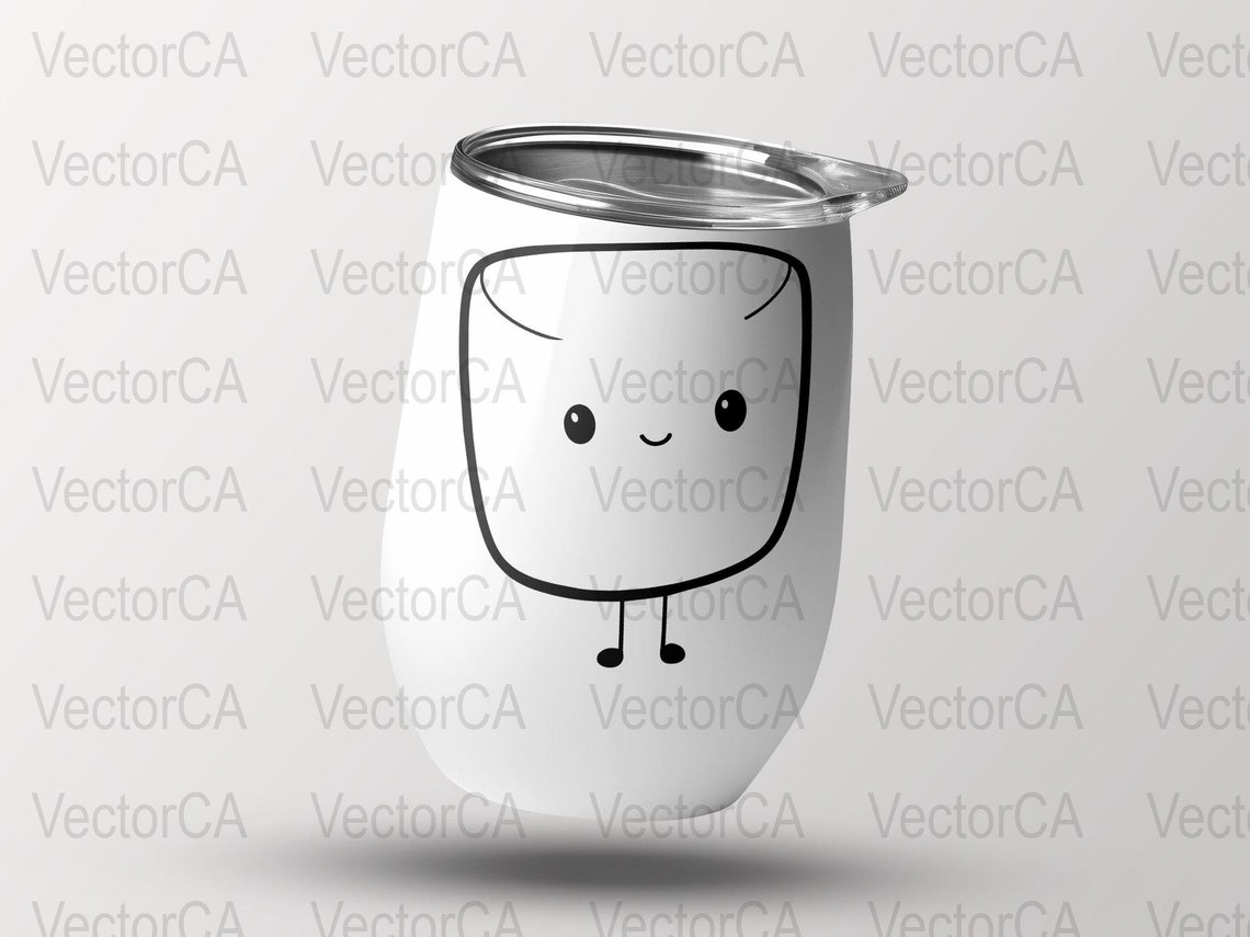 Cute Marshmallow Face SVG, Cricut Ready, Digital Instant Download , DIY ...