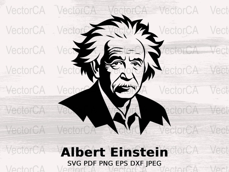 Albert Einstein SVG Digital Instant Download for Crafts,diy Art, Unique ...