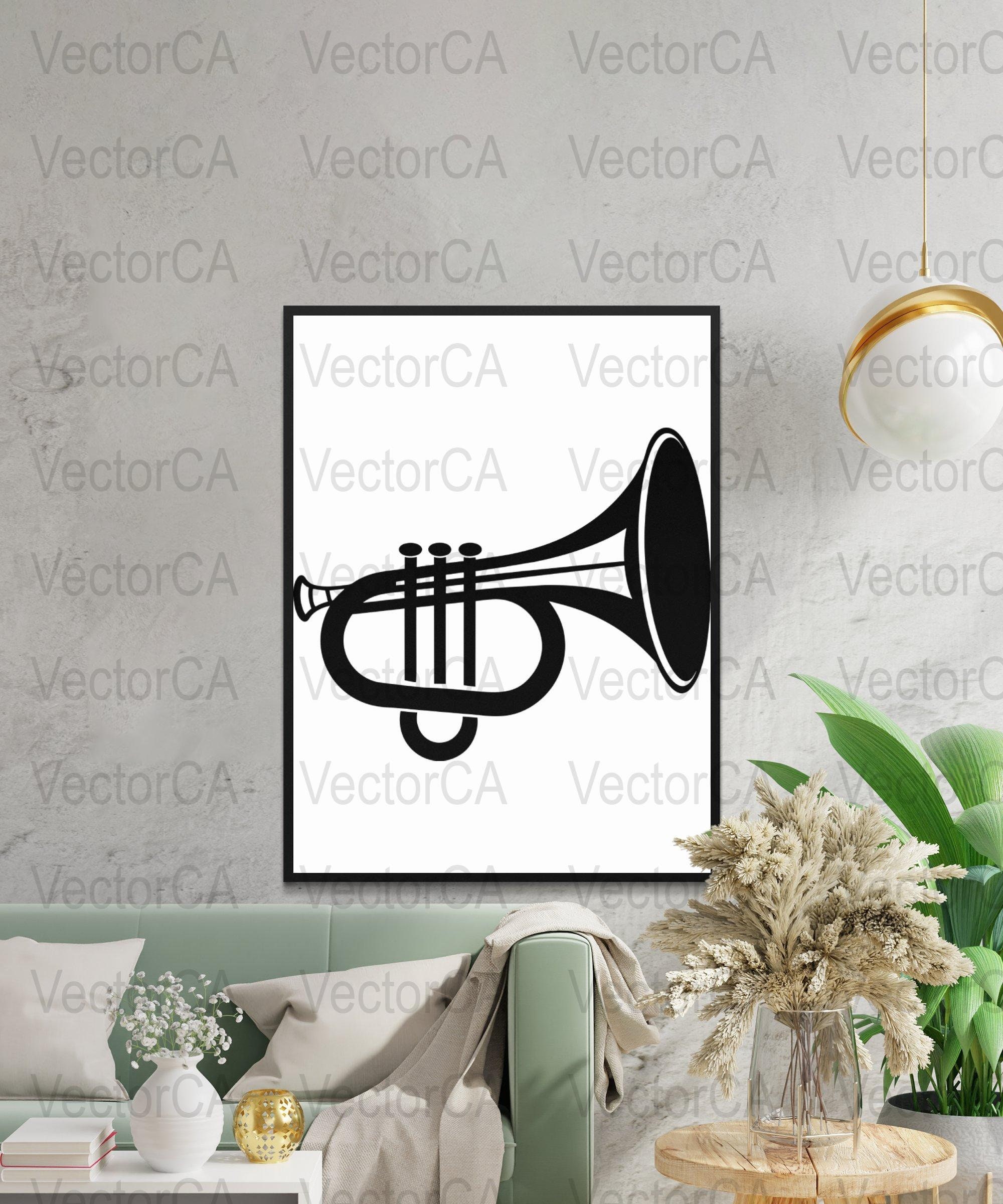 Mellophone SVG PNG, Digital Download, Music Instrument Image File ...